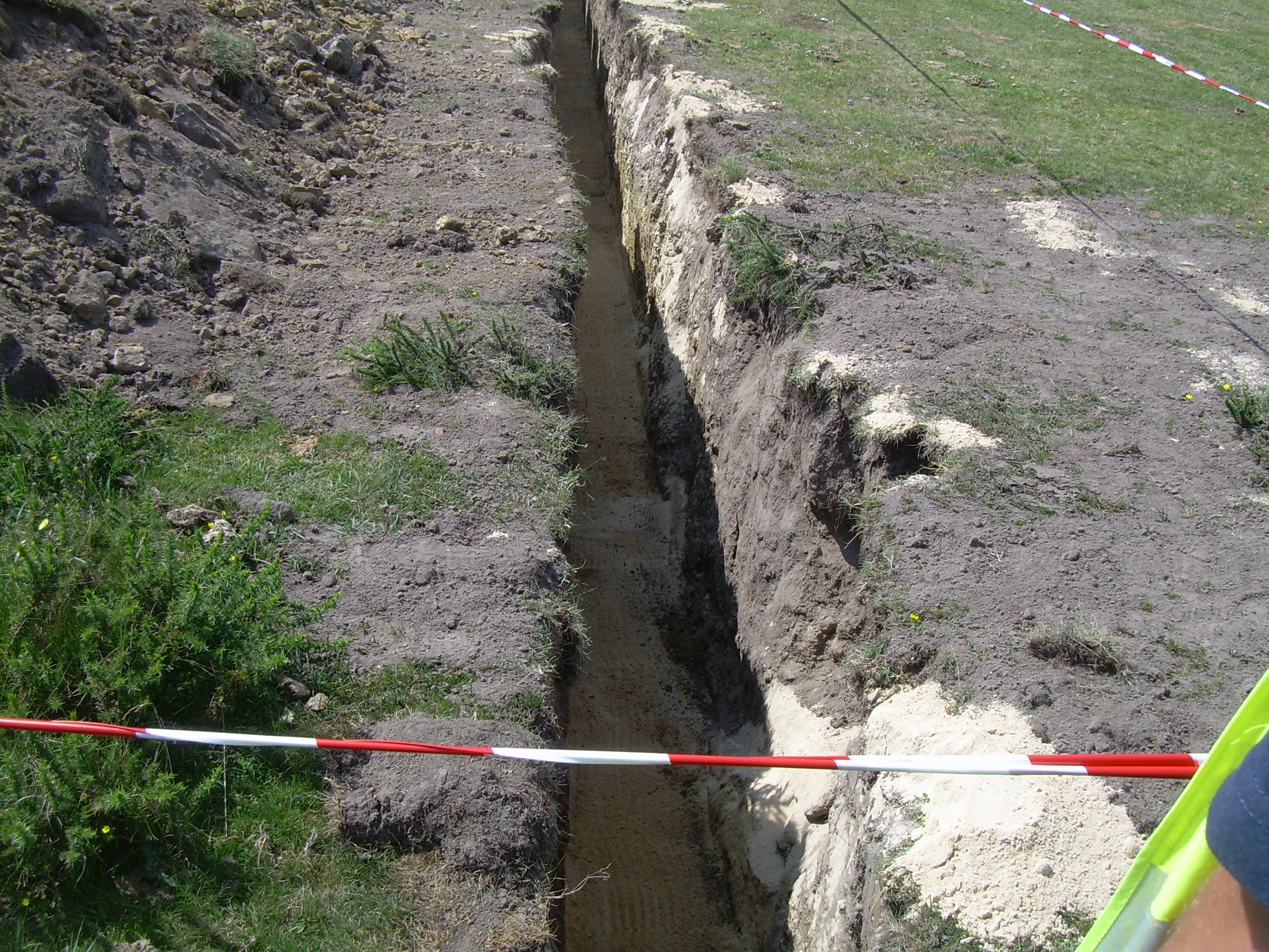 Wind farm trenches filled with sand - Wind farm BoP Wind farm trenches filled with sand - Wind farm BoP